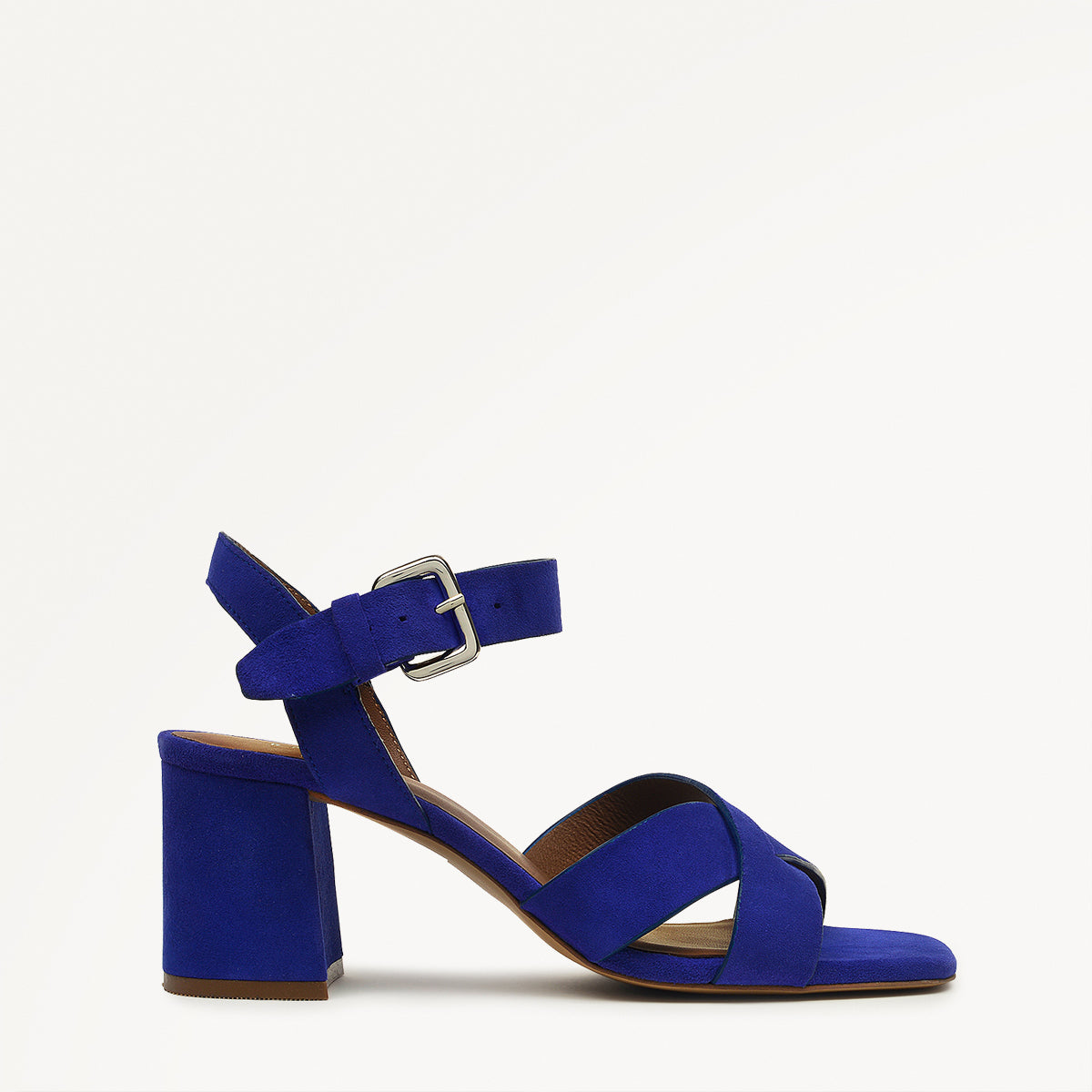 Royal Blue Block Heel Sandal | Portland Terrace SS25 | Radley London