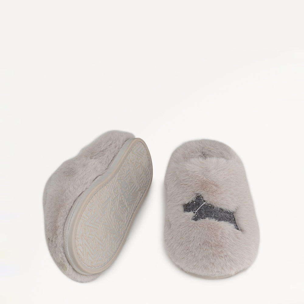 Grey Radley Slipper Mule | Super Cosy Radley AW25 | Radley London