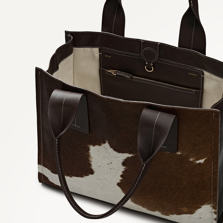 Dark Oak Large Open Top Shoulder Bag | The Strand SS26 | Radley London