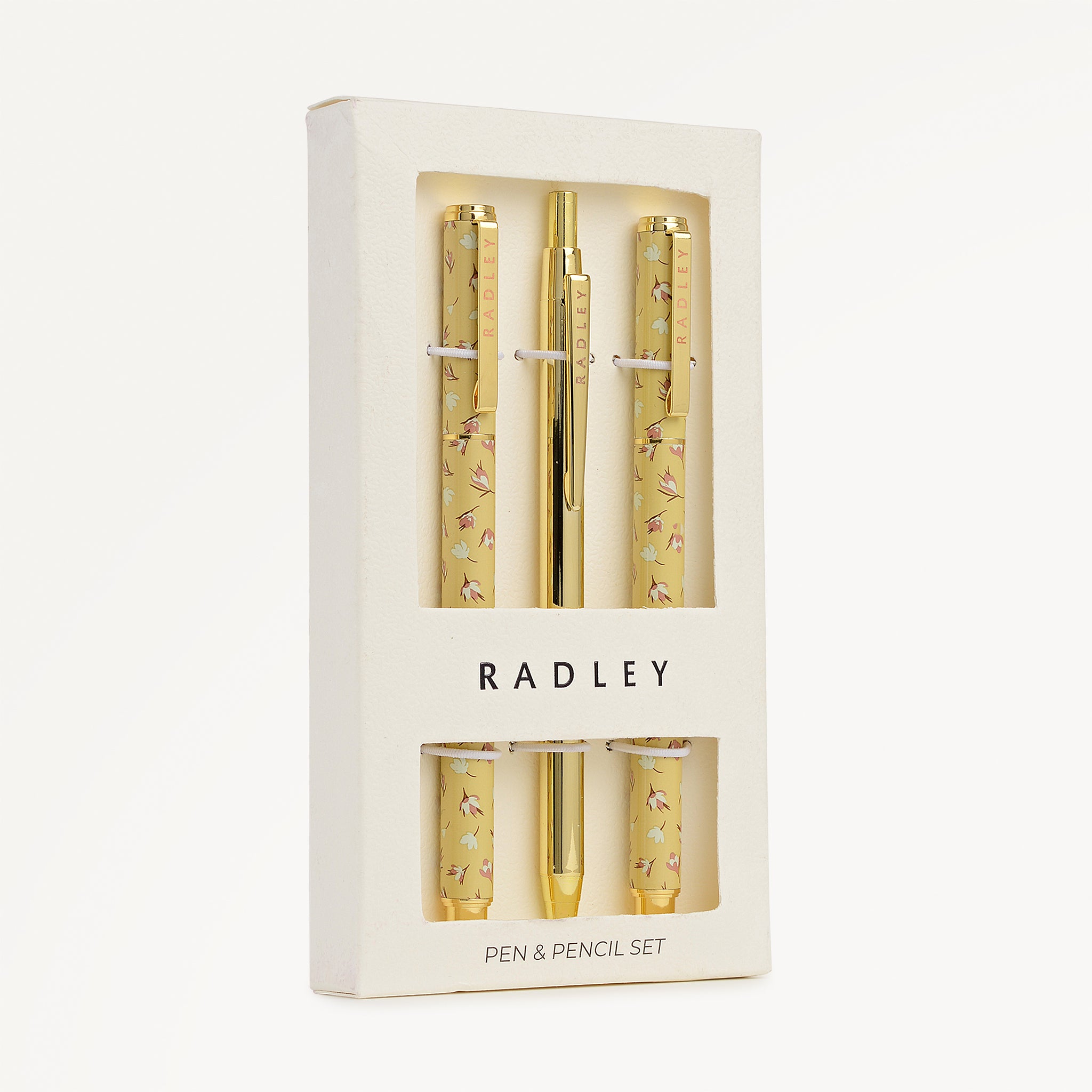 Spring Daze Boxed Pen And Pencil Set Gold